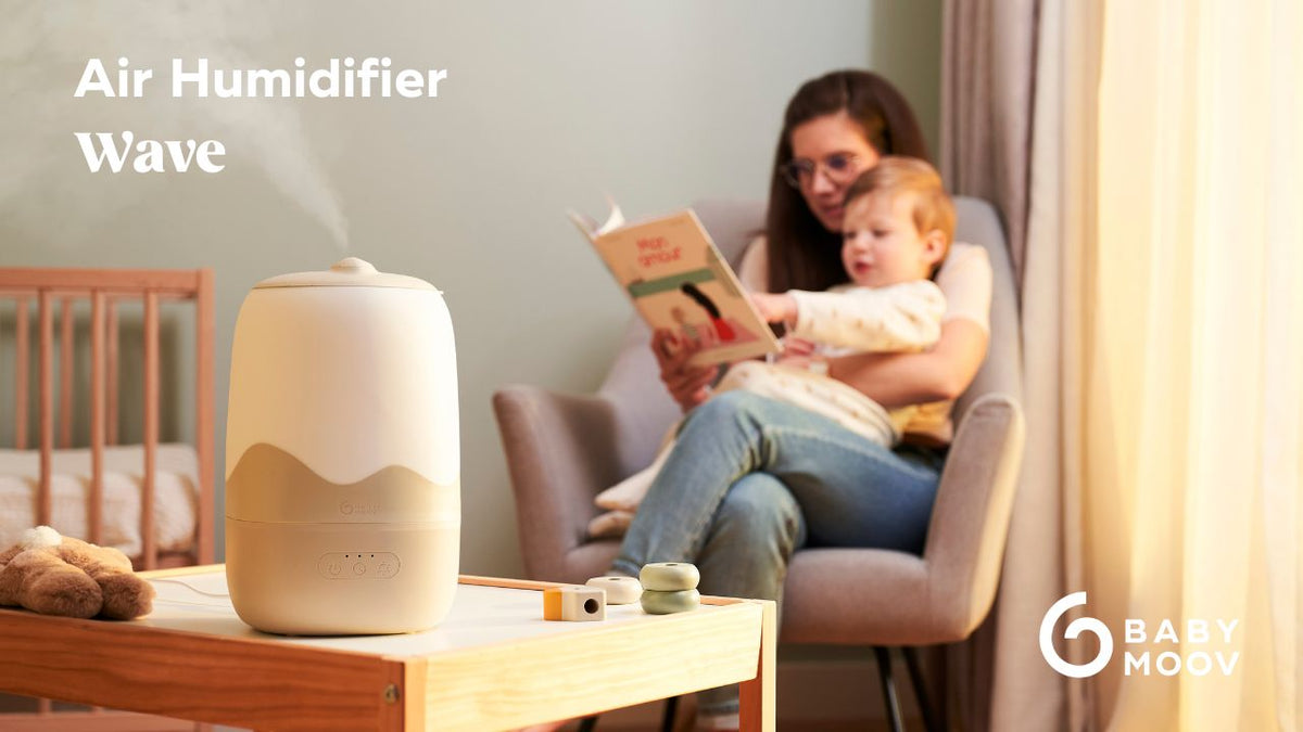 Wave Cool Mist Baby & Kids Humidifier – Nightlight & Diffuser | Babymoov